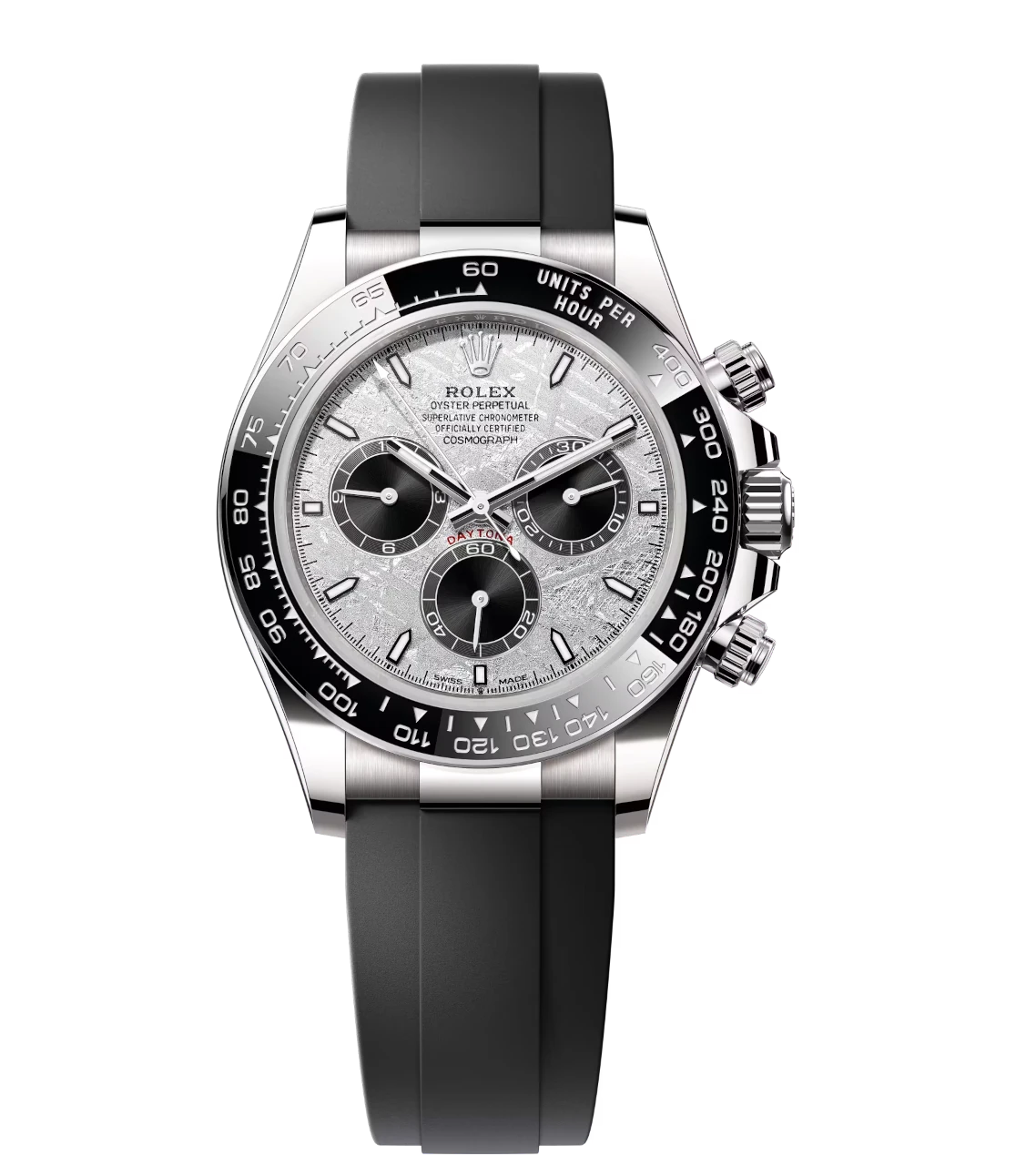 Rolex Cosmograph Daytona 40 Oyster Perpetual 18 ct white gold meteorite ...