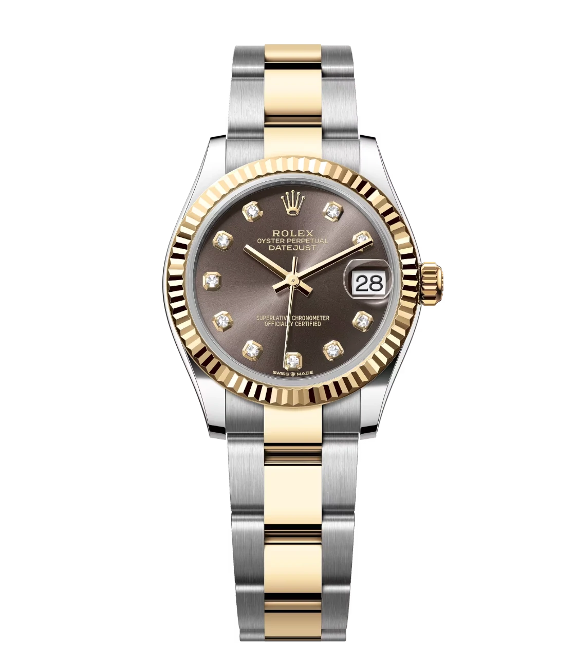 Rolex Datejust 31 Oyster Perpetual Oystersteel and yellow gold dark ...