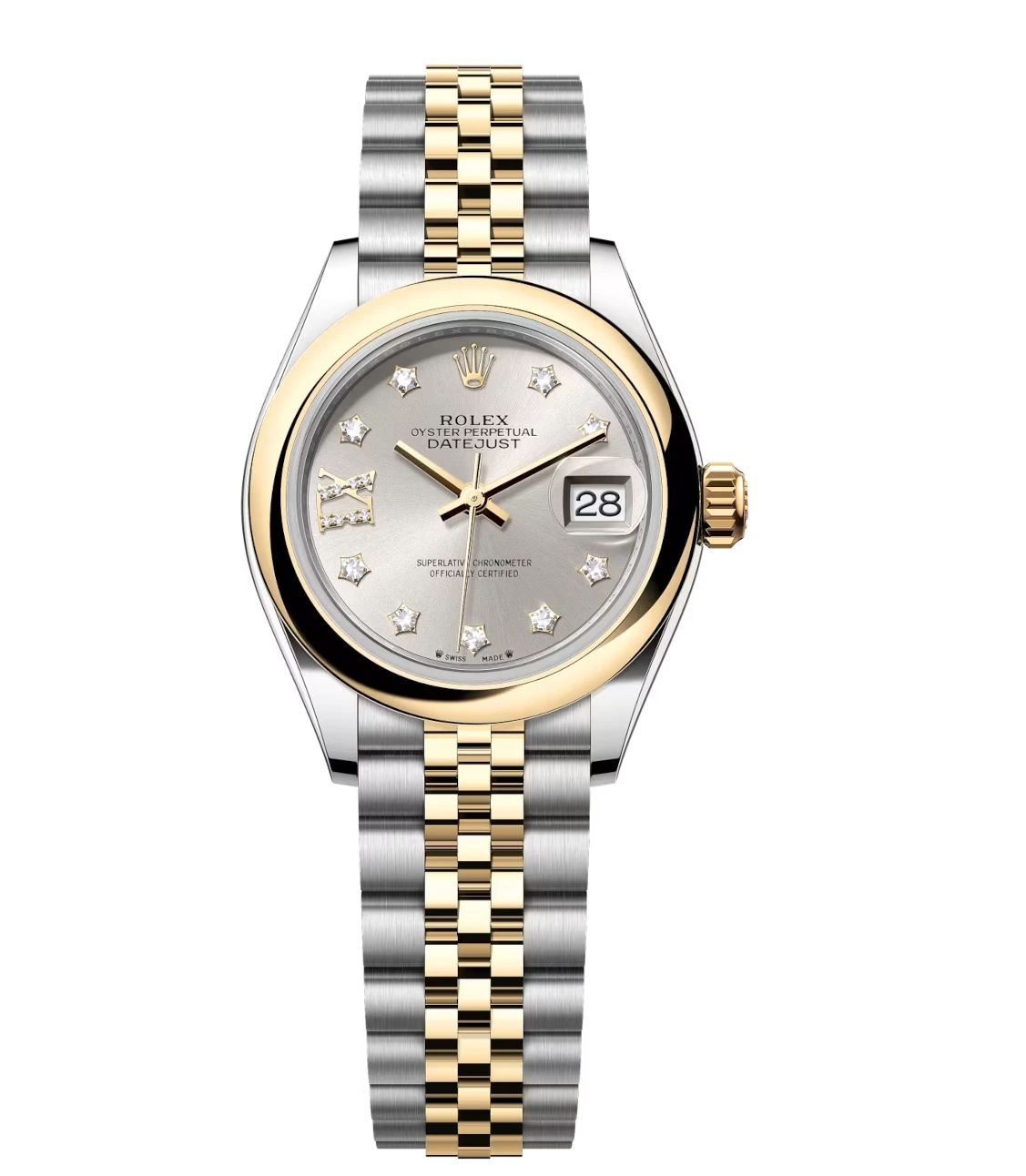 Rolex Lady-Datejust 28 Oyster Perpetual Oystersteel and yellow gold ...