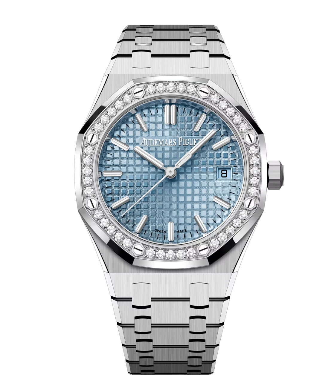 Audemars Piguet Royal Oak Selfwinding Stainless steel and Light blue ...
