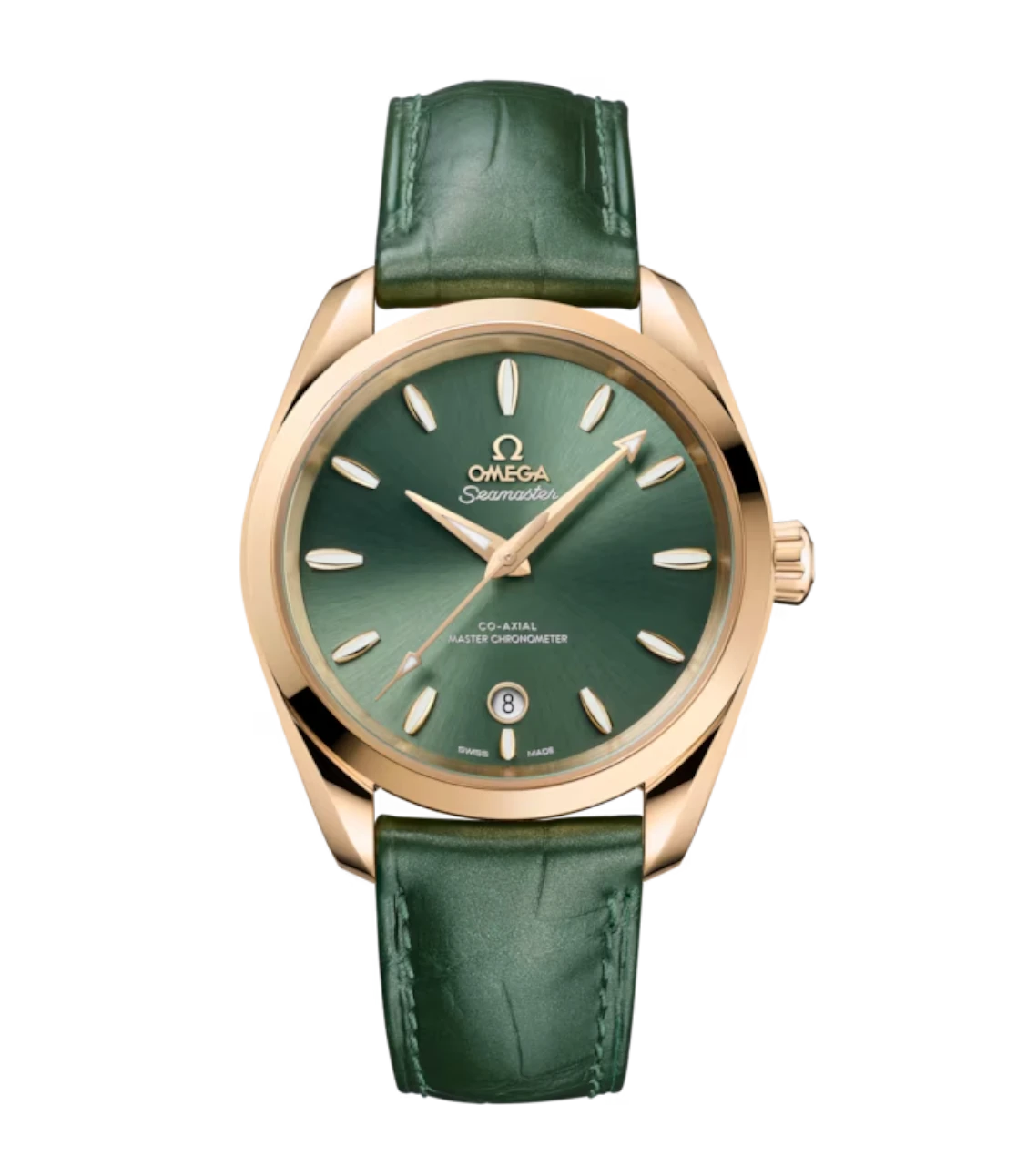 OMEGA Seamaster Aqua Terra 150M Moonshine™ gold and Bay green dial ...