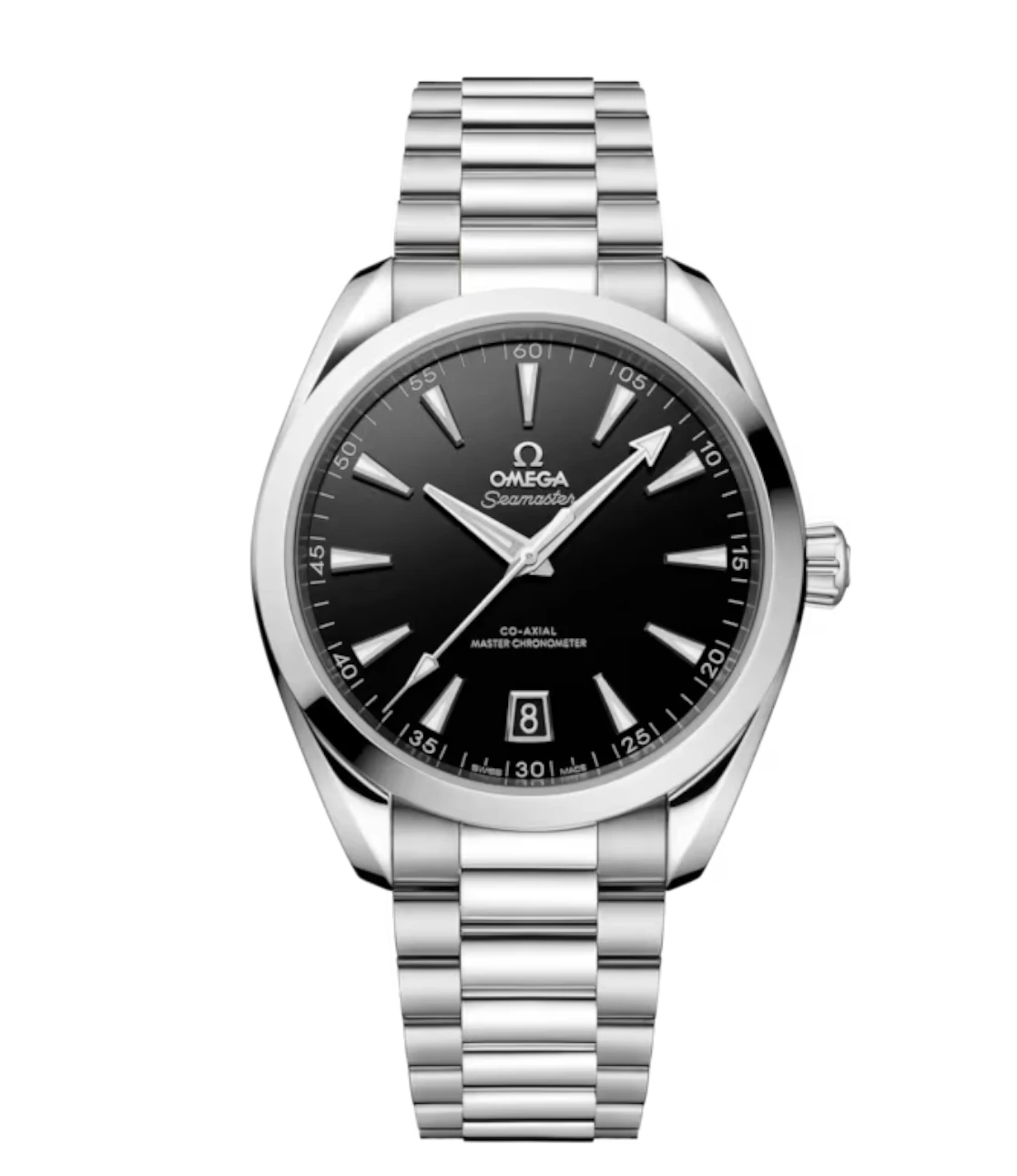 OMEGA Seamaster Aqua Terra 150M Steel and Black dial steel bracelet Ref ...